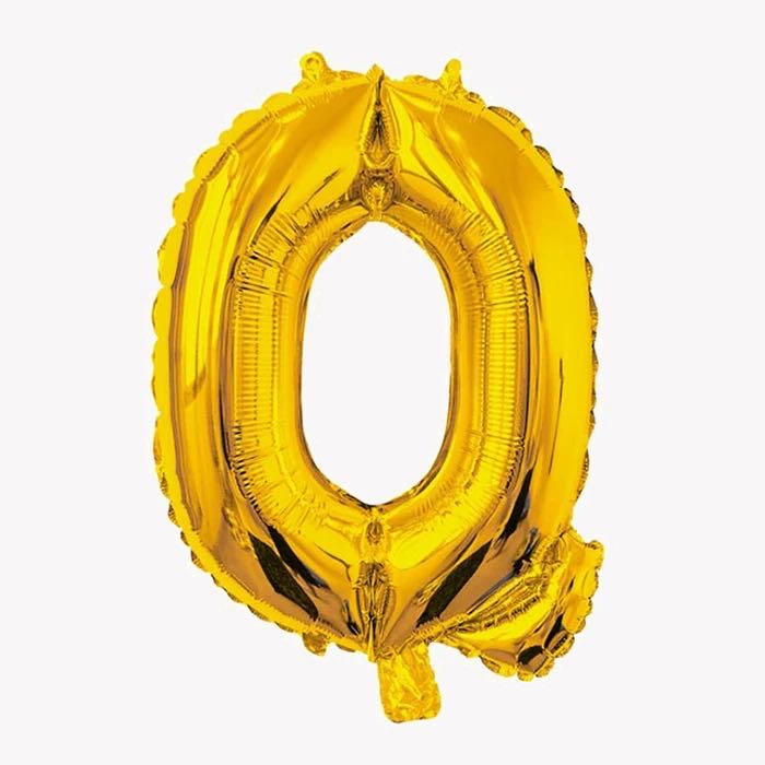 Letter O Gold Giant Foil Balloon 40 Inch Inflated With Weight | atelier ...