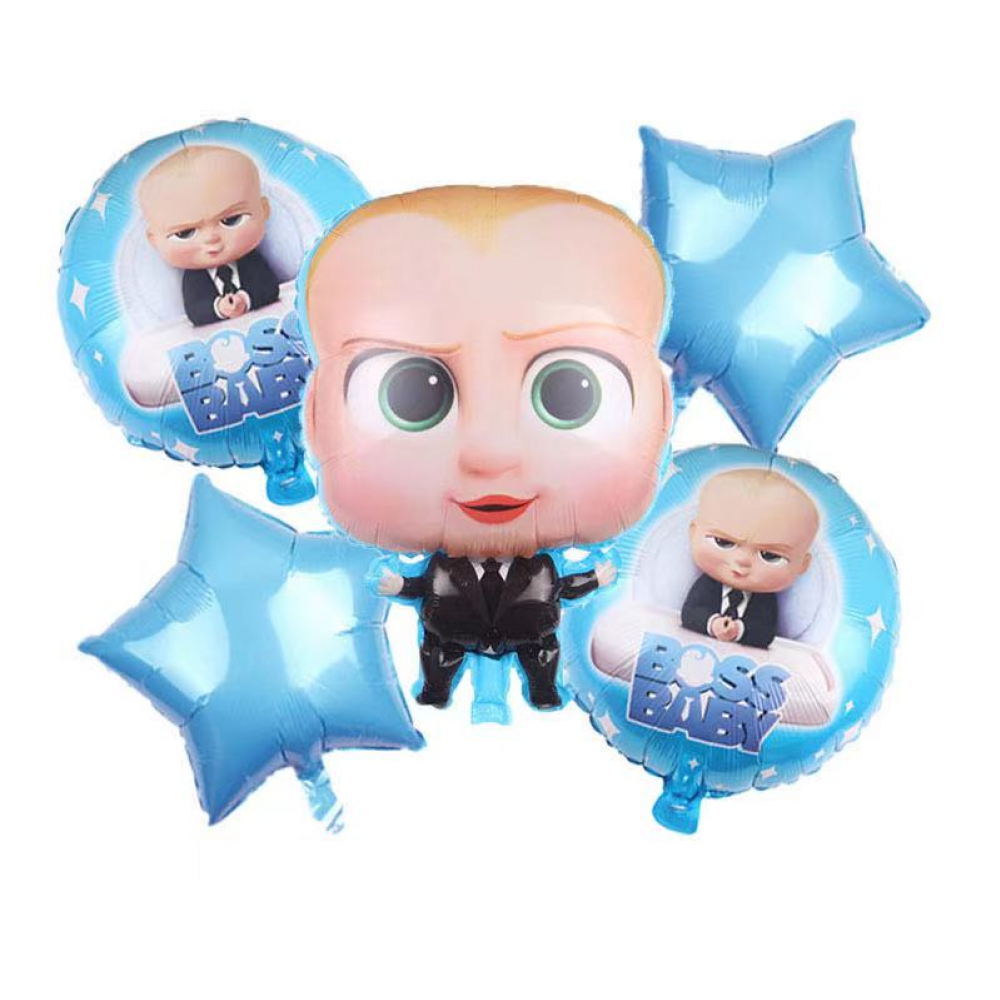 Baby Boss Foil Balloon Set (5PCS) NZ$6.99 - newbrightparty